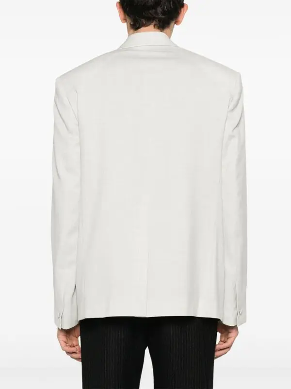 Givenchy Double-breasted Wool Blazer - Neutrals