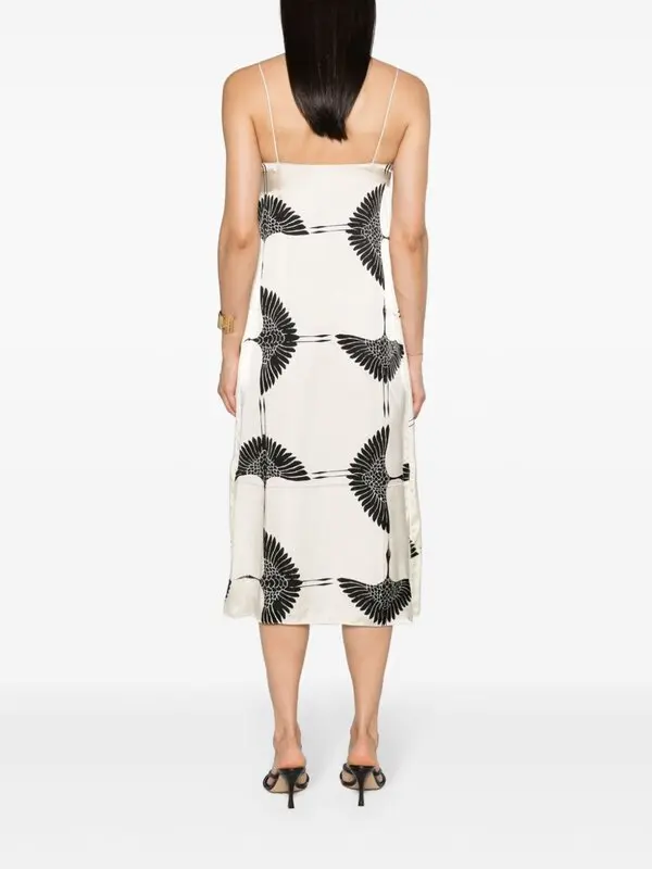 white christmas dresses Farm Rio Sicily Scarf Off-White Maxi Dress – Monelle Vermont main image 0
