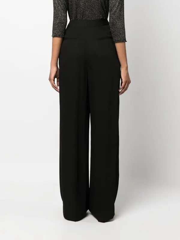 Fabiana Filippi High-waisted Palazzo Trousers - Black