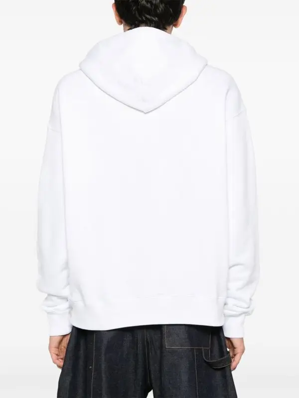 Off-White Big Bookish Skate Cotton Hoodie - White