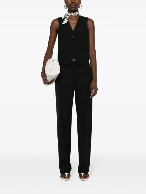 PT TORINO Pressed-crease Trousers - Black
