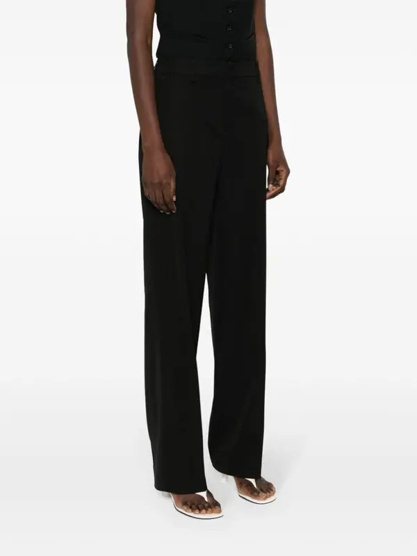 PT TORINO Pressed-crease Trousers - Black