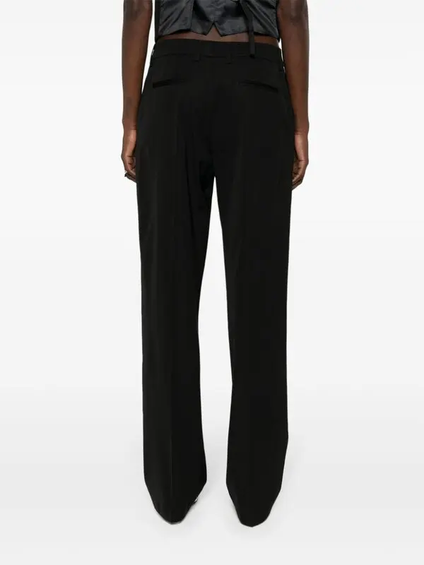 PT TORINO Pressed-crease Trousers - Black