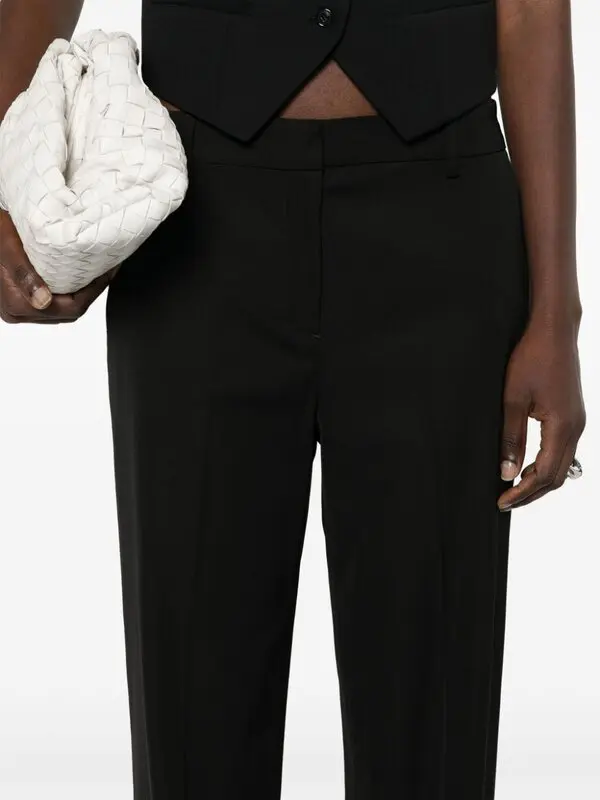 PT TORINO Pressed-crease Trousers - Black