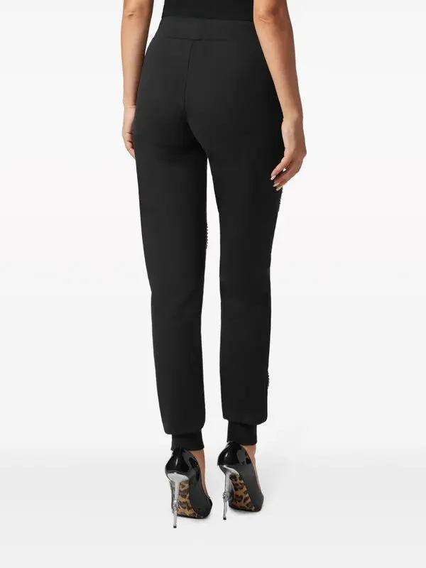 Philipp Plein Heart Cut-out Track Pants