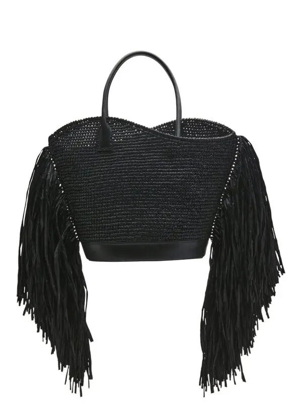 FERRAGAMO Raffia Tote Bag