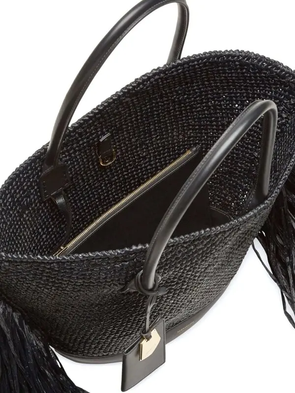 FERRAGAMO Raffia Tote Bag