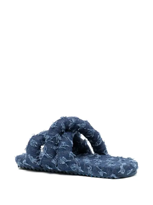 YUME YUME Tyre Padded Denim Slides