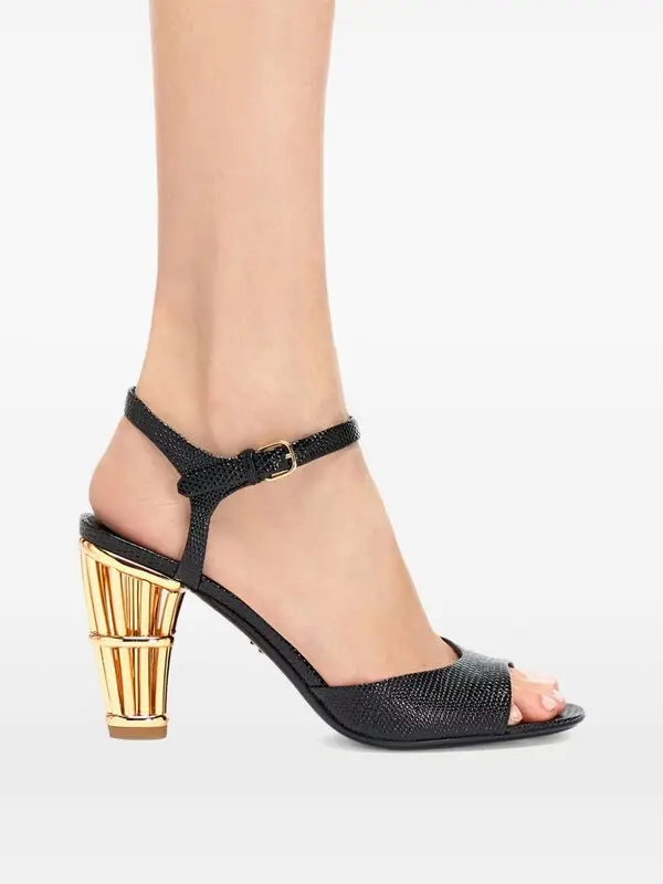 FERRAGAMO Cage 85mm Leather Sandals
