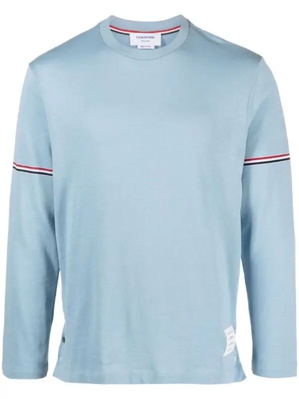 Thom Browne Rwb-stripe Cotton T-shirt