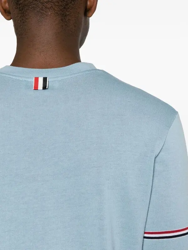 Thom Browne Rwb-stripe Cotton T-shirt