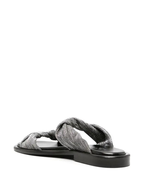 IRO PARIS Twist Glitter Flat Slides