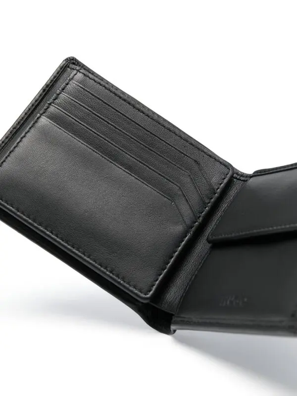 Hugo Logo-debossed Leather Wallet