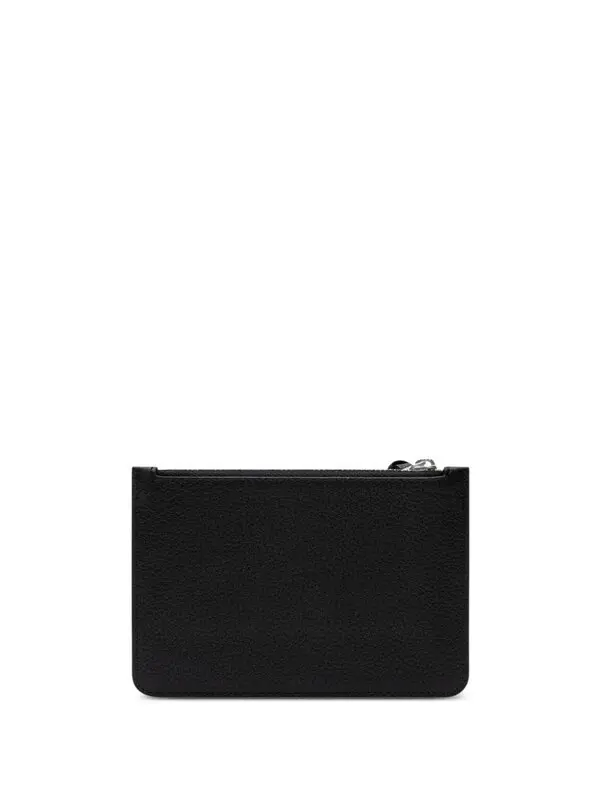 COURREGES Ac Grained-texture Leather Purse - Black