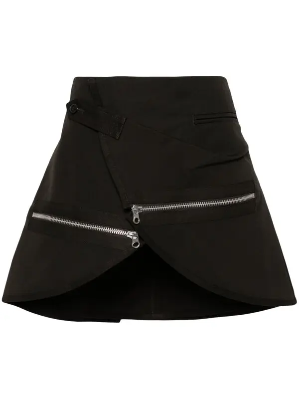 COURREGES Modular Mini Skirt - Green