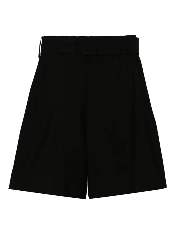 Y’s Belted High-waisted Shorts