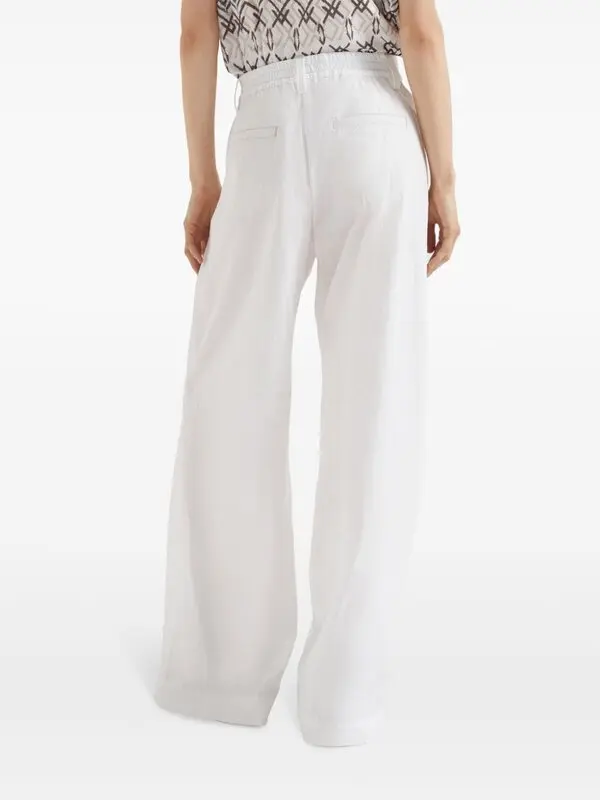 Brunello Cucinelli Wide-leg Cotton Trousers