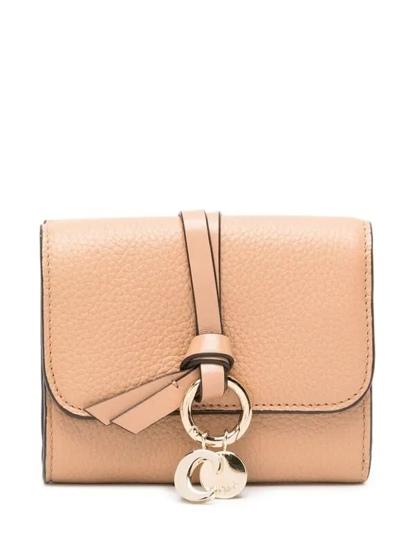 Chloé Small Alphabet Tri-fold Wallet - Neutrals