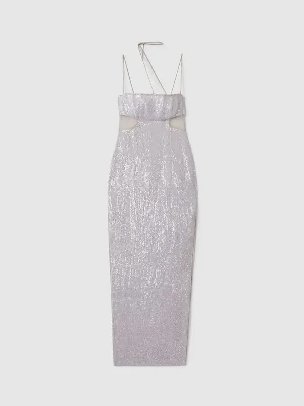 Rachel Gilbert Sequin Maxi Dress
