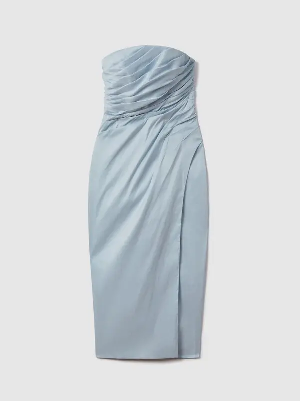 Rachel Gilbert Mira Pleated Midi Dress
