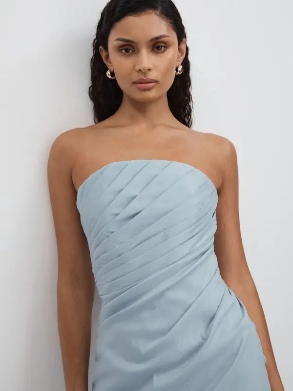Rachel Gilbert Mira Pleated Midi Dress