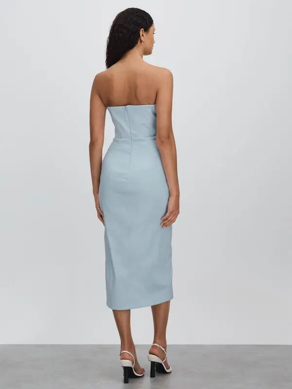 Rachel Gilbert Mira Pleated Midi Dress