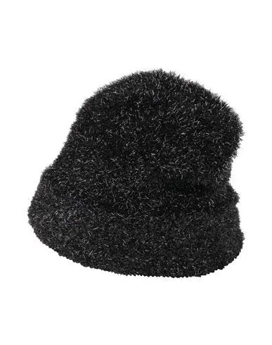 MSGM Knitted Metallic Beanie - Black