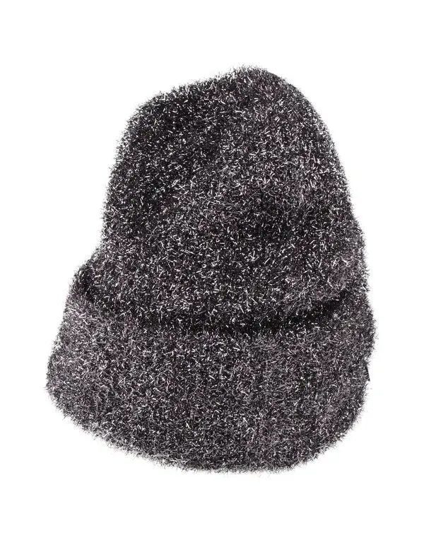 MSGM Knitted Metallic Beanie - Grey