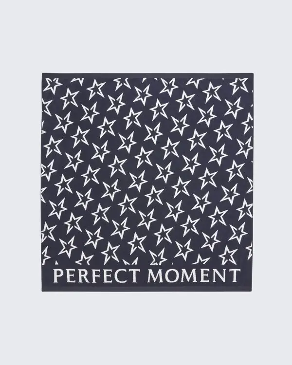 Perfect Moment Star-print Double Beach Towel - Navy