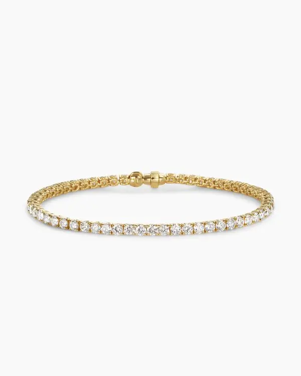 David Yurman Tennis Bracelet In 18k Yellow Gold With Diamonds - Diamond
