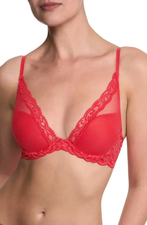 Natori Feathers Plunge T-shirt Bra - Bonfire