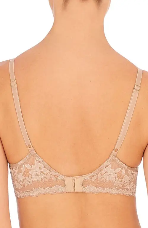 Natori Luxe Plunge T-shirt Bra - Cafe