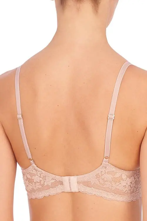 Natori Luxe Plunge T-shirt Bra - Lt. Mocha