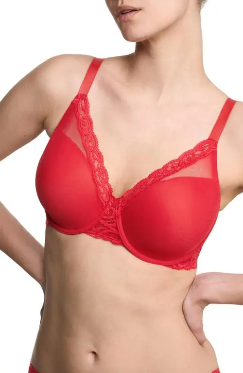 Natori Feathers Full Figure Plunge T-shirt Bra - Bonfire