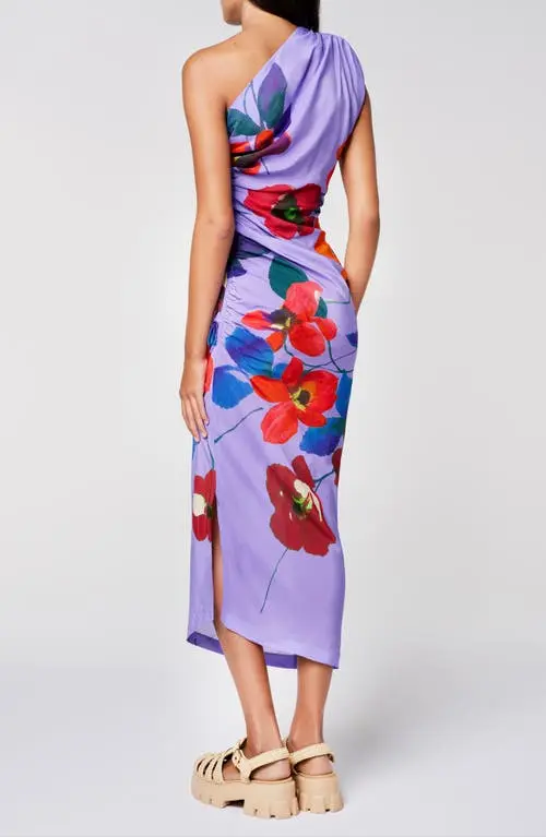 smythe one shoulder dress Single Shoulder Dress in Pink Magnolia