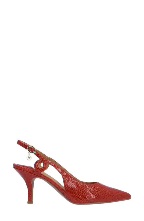 J. Reneé Tindra Slingback Pumps - Red