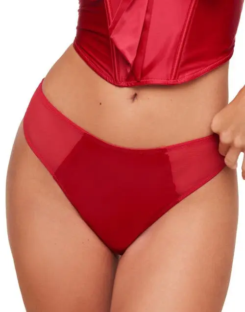 ADORE ME Arianna Brazilian Panties - Dark Red