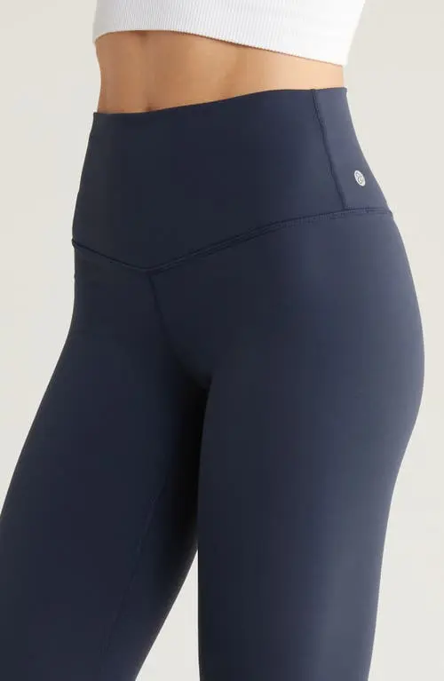 Zella Studio Luxe High Waist Capri Leggings - Navy Sapphire