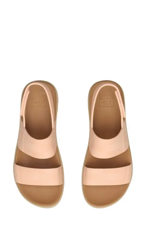 Reef Water Vista Platform Slingback Sandal - Bellini/tan