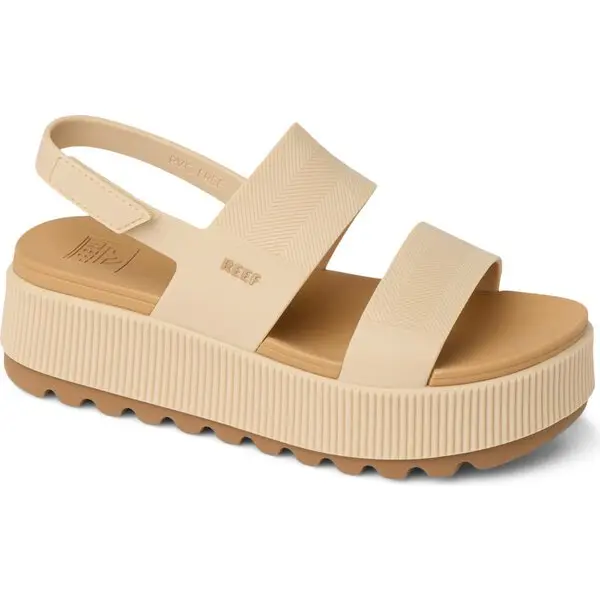 Reef Water Vista Platform Slingback Sandal - Seashell