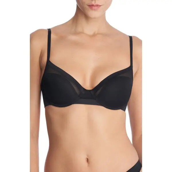 Natori Scope Balconette Underwire Contour Bra - Black