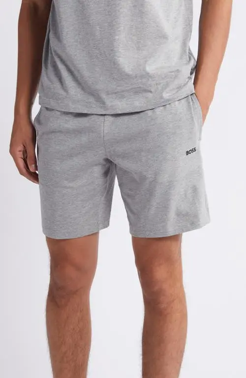BOSS Mix Match Pajama Shorts - Medium Grey