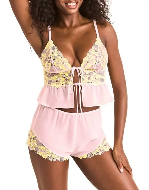 ADORE ME Tammy Camisole & Shorts Set Lingerie - Light Pink