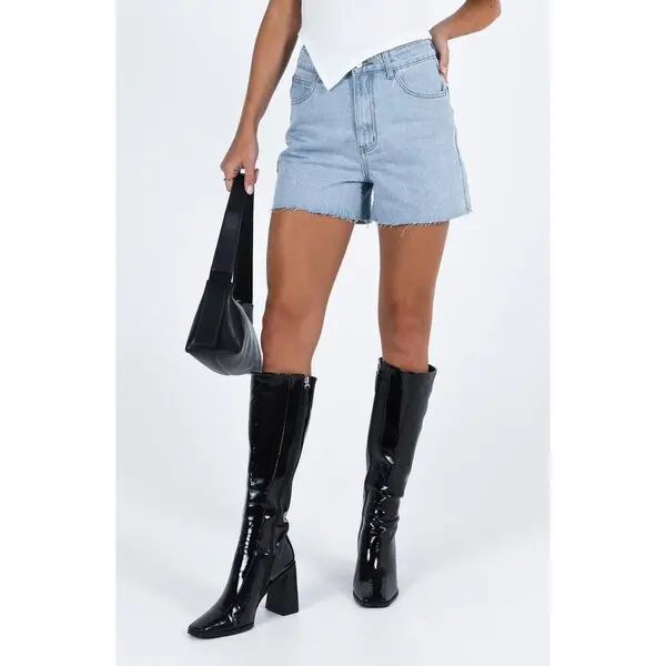 Princess Polly Laurena Denim Shorts
