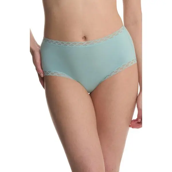 Natori Bliss Cotton Full Brief - Blue Meadow