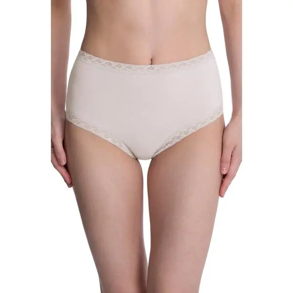 Natori Bliss Cotton Full Brief - Coconut