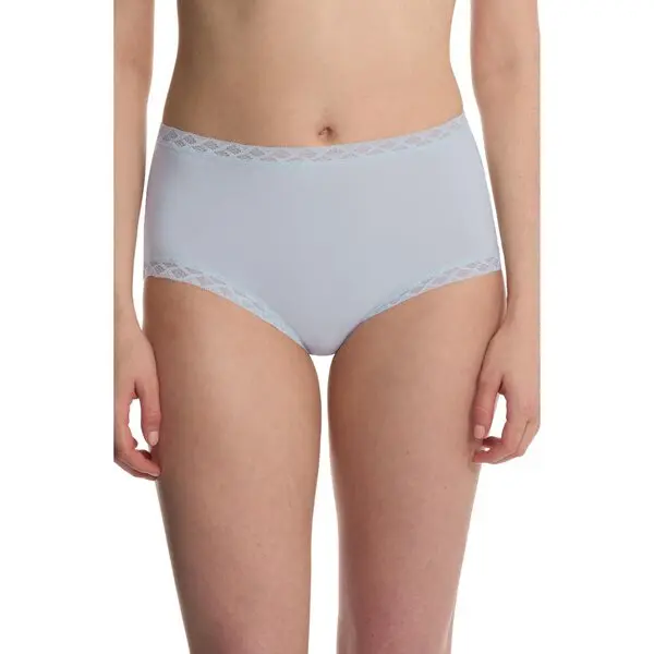 Natori Bliss Cotton Full Brief - Frosted Sky