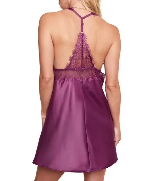 ADORE ME Zandy Slip Lingerie - Dark Purple