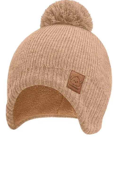 KEABABIES Muff Knitted Beanie - Dune
