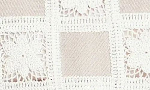 English Factory Crochet Lace Patchwork Tank